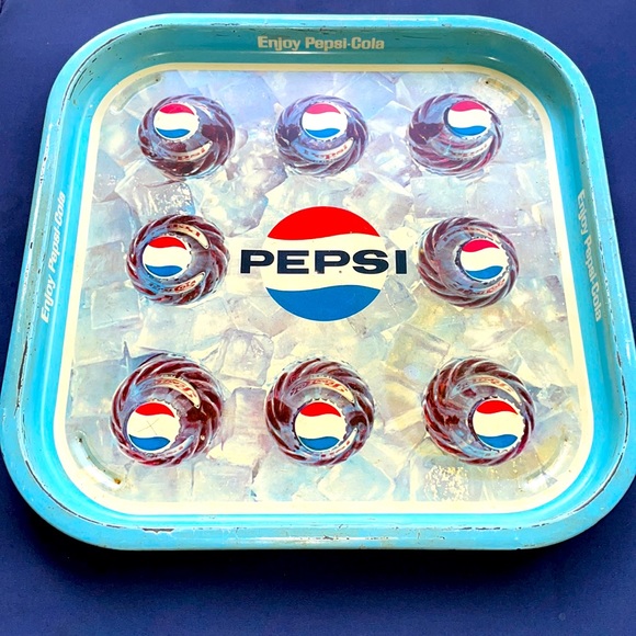 Pepsi | Dining | Vintage Pepsi Cola Square Tray | Poshmark
